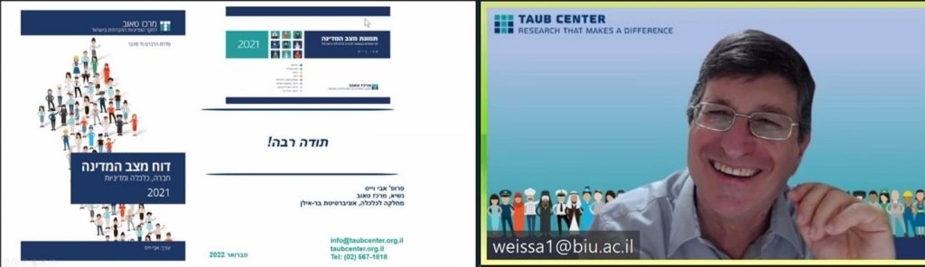 Avi Weiss presented the State of the Nation Report 2021 to economists ...